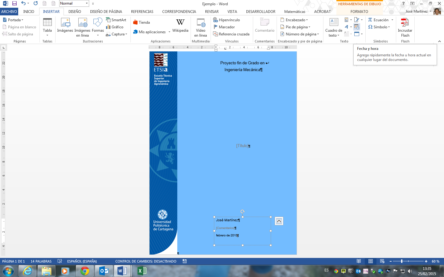 Portada Word: Crear una personalizada con la imagen corporativa
