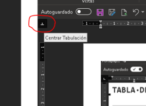 Establecer, modificar y eliminar tabulaciones desde la Regla horizontal ...